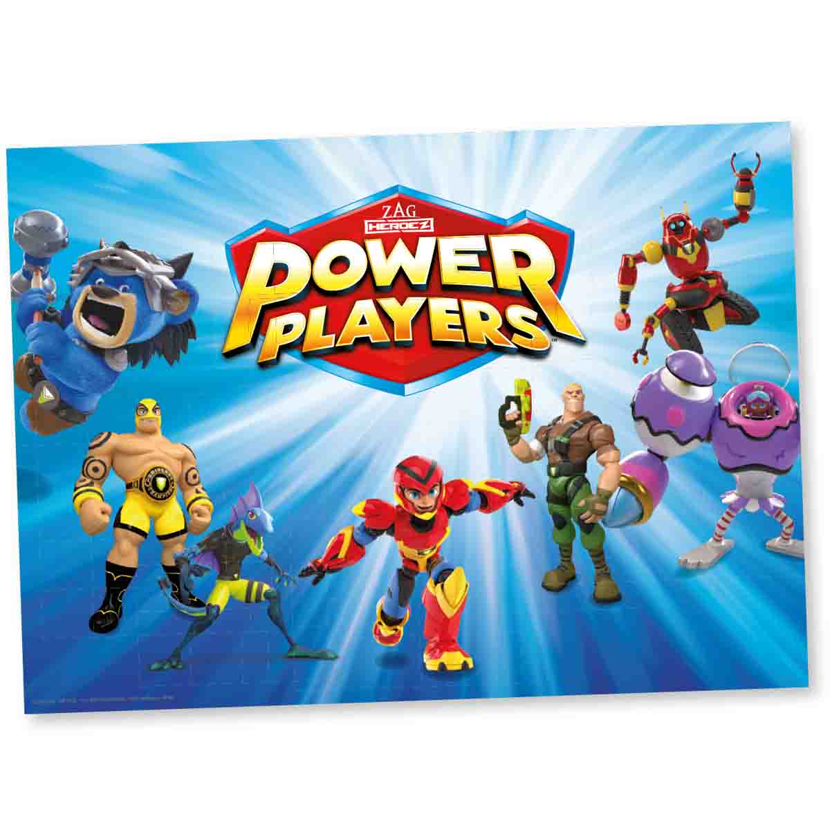 Power Players Platzsets 8 Stück – Firlefantastisch Der Partyshop